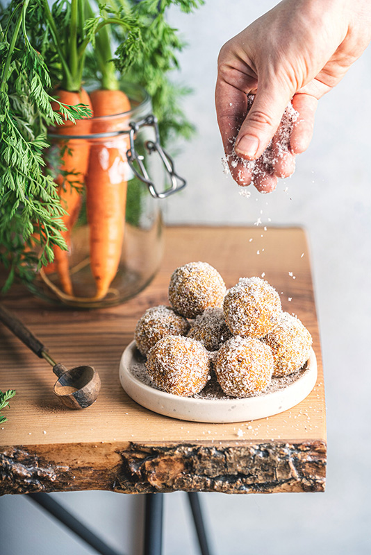 Carrot Cake Energy Bites - Wholesome Wonders